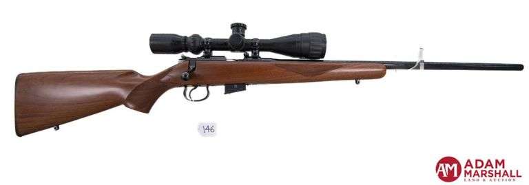 CZ Model 452-2E ZKM American Bolt Action Rifle - 17 HMR - SN: 857958 ...