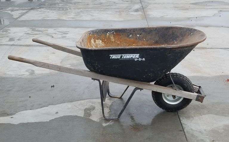 True Temper Wheelbarrow - Adam Marshall Land & Auction, LLC
