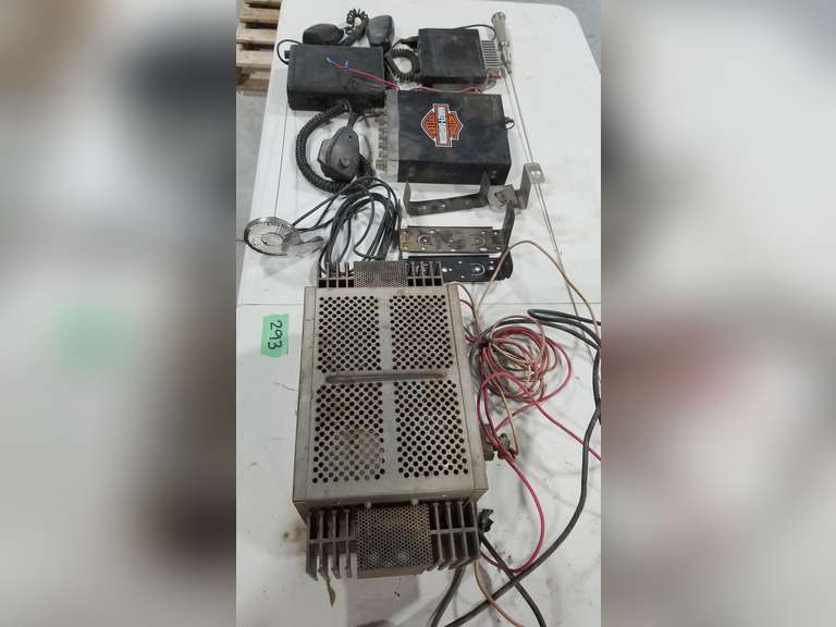 Assorted Radios & Accessories - (3) CBs, EF Johnson Power Supply - Adam ...