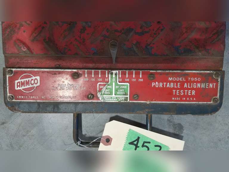 Ammco Tools Model 7950 Portable Alignment Tester - Adam Marshall Land ...