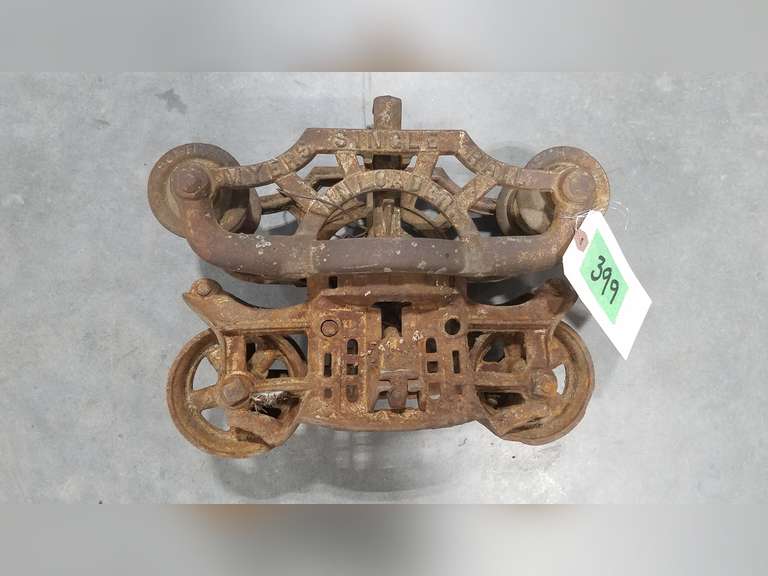 Vintage Myers Single Rail Unloader Hay Trolley - Adam Marshall Land ...