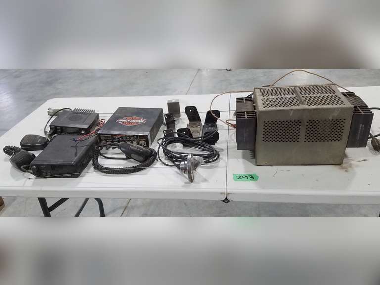 Assorted Radios & Accessories - (3) CBs, EF Johnson Power Supply - Adam ...