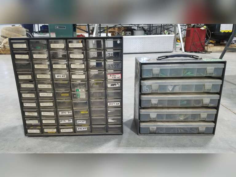 (2) Parts Organizers W/Contents - (1) Fuses & (1) O'Ring Assortment ...