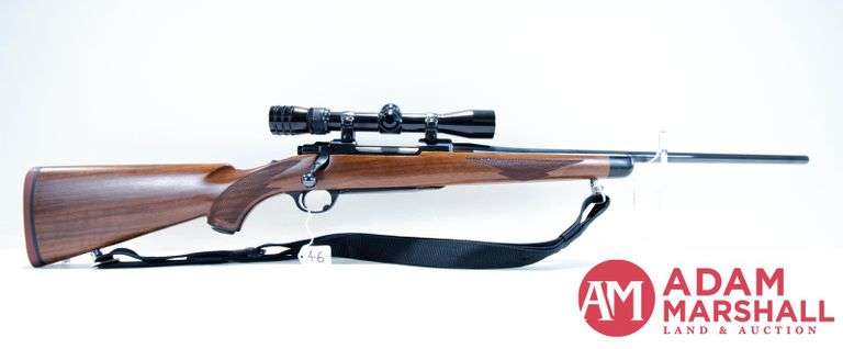 Ruger Model M77 Bolt Action Rifle - 257 Roberts - W/Redfield Tracker 2X ...