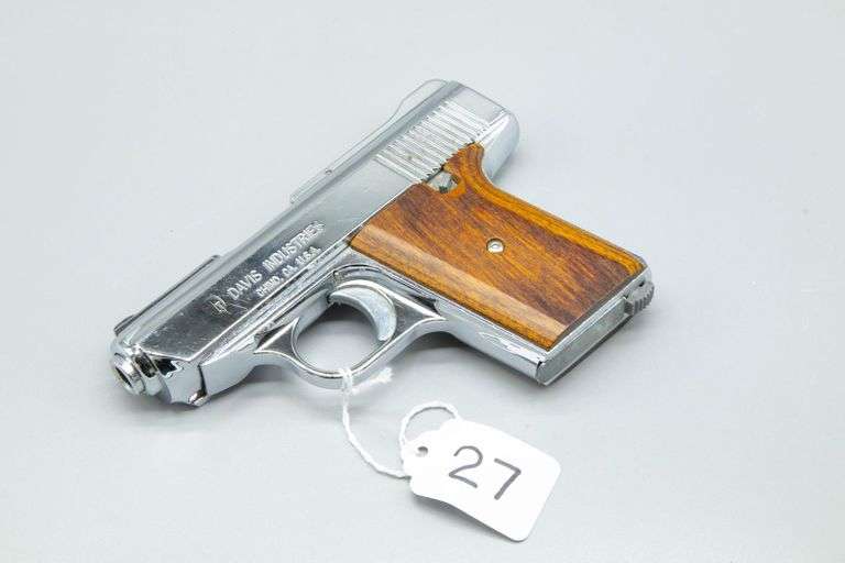 Davis Industries Model P32 Pistol - 32 Auto - Nickel - W/Five Extra ...