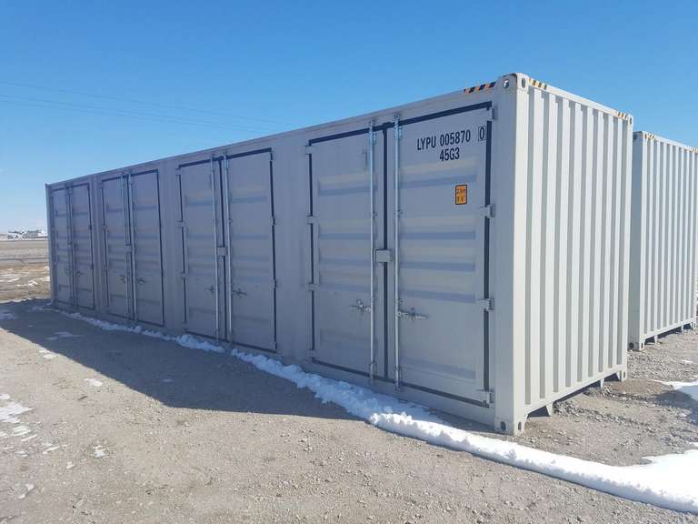 One Trip 40FT High Cube Four Multi doors Container. Details: Four Side ...
