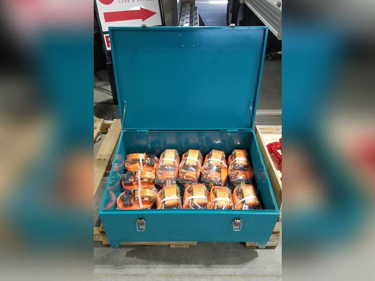 Unused Greatbear Flatpack Tool Box W/ 12 Ratchet Straps - Adam Marshall ...