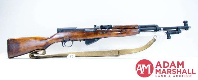 Russian SKS-45 Semi-Auto Rifle - 7.62 x 39 - W/Collapsible Bayonet ...