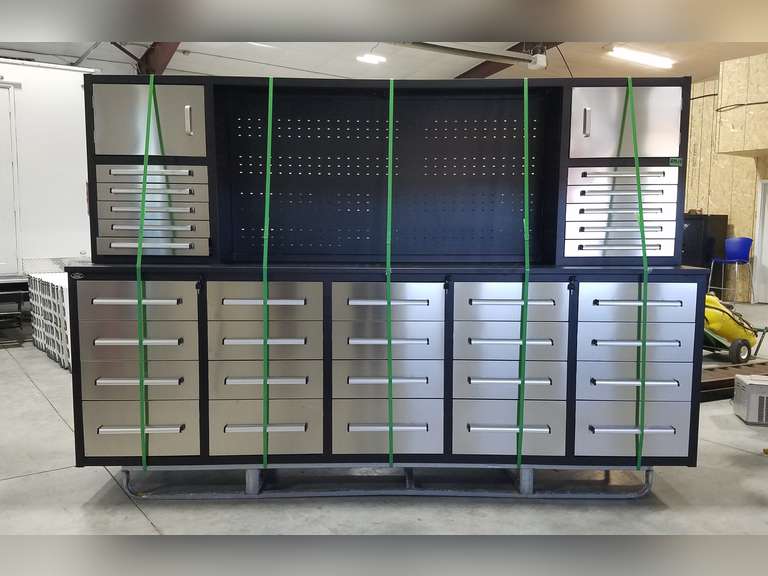 Unused Steelman Tool Box with Top - SS - Adam Marshall Land & Auction, LLC