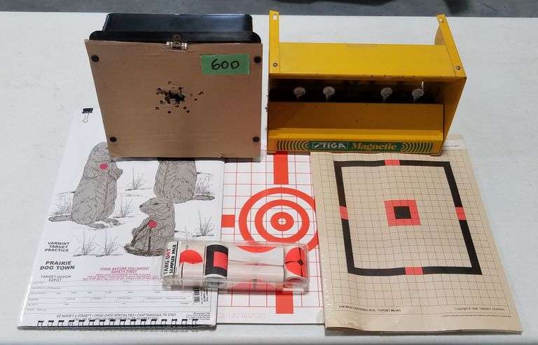 Air Gun Target Boxes - Stiga Magnetic, Crosman & Assorted Paper Targets ...