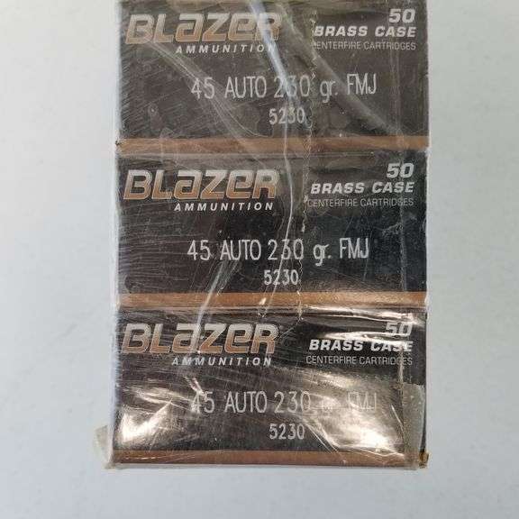 Blazer 45 Auto - 230 Gr FMJ (4 X 50) - Adam Marshall Land & Auction, LLC