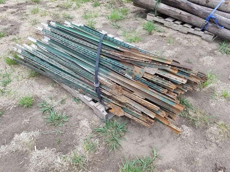 (75) 6FT Steel T-Posts - Adam Marshall Land & Auction, LLC