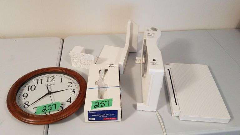 Meat Slicer and Clock - Adam Marshall Land & Auction, LLC