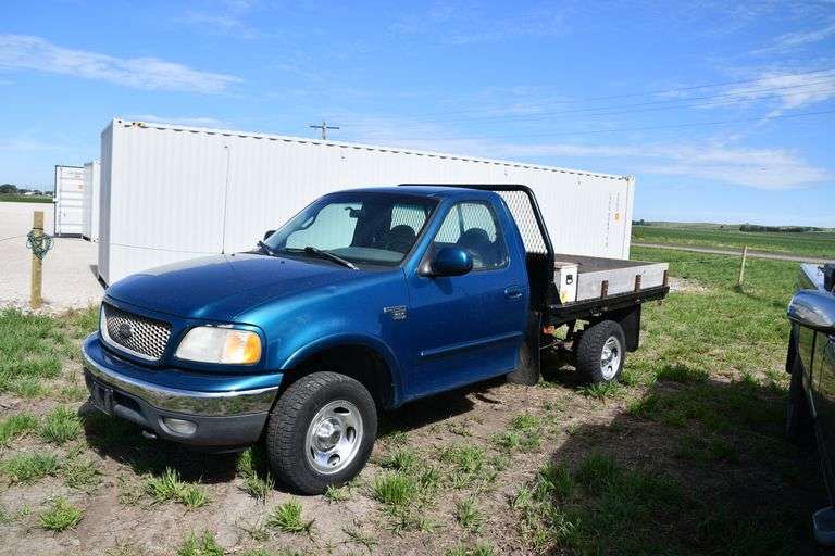2000 Ford F-150 XLT Regular Cab Pickup wi/ flatbed - Adam Marshall Land ...