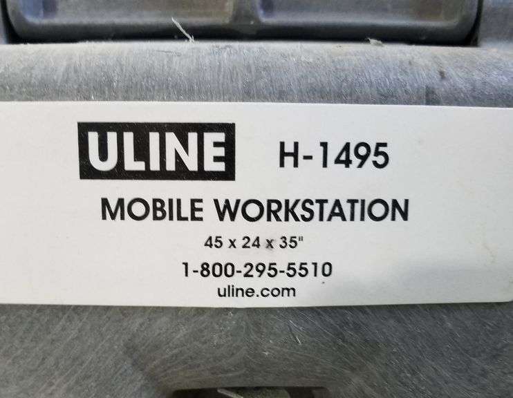 Uline Mobile Workstation - Adam Marshall Land & Auction, LLC