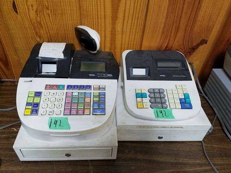 (2) Cash Registers, Royal 710ML & 435DX - Adam Marshall Land & Auction, LLC