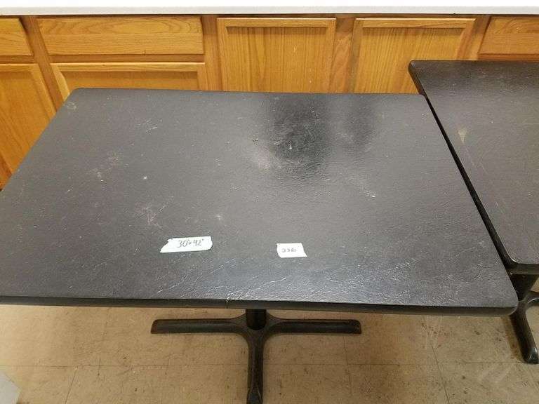 Black 30x42 table - Adam Marshall Land & Auction, LLC