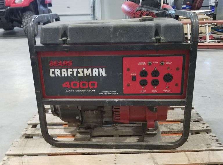 Sears Craftsman 4000 Watt Generator - Working - Adam Marshall Land ...