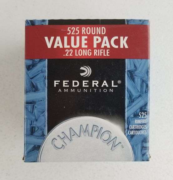Federal Value Pack 22 LR (1 X 525) - Adam Marshall Land & Auction, LLC