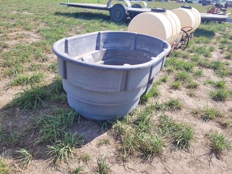 Rubbermade Poly Water Tub, 57"W - Adam Marshall Land & Auction, LLC