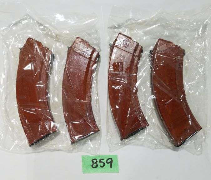 (4) Russian Bakelite AK-47 Magazines - Adam Marshall Land & Auction, LLC