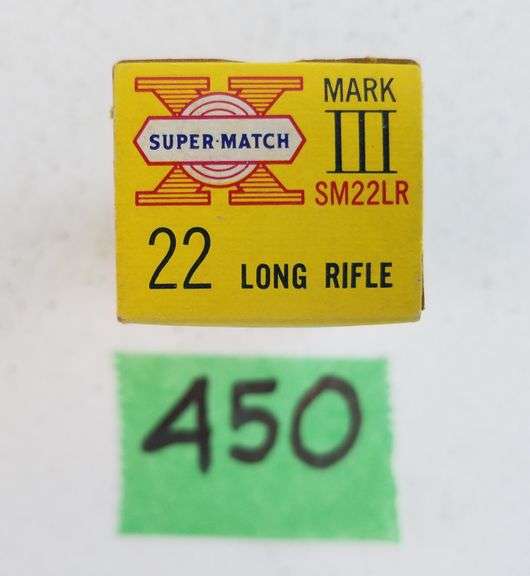Vintage Western Super X -Match Mark III 22 LR (1 X 50) - Adam Marshall ...