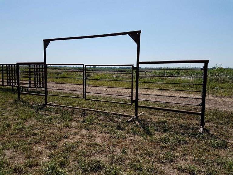 24FT Freestanding Panel with (2) Center Gates - Adam Marshall Land ...