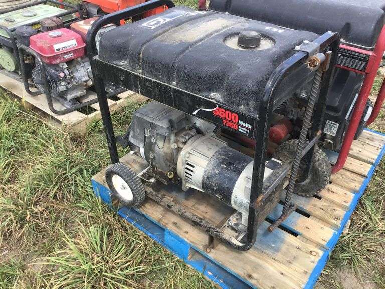Power Boss 5500 Generator - Adam Marshall Land & Auction, LLC