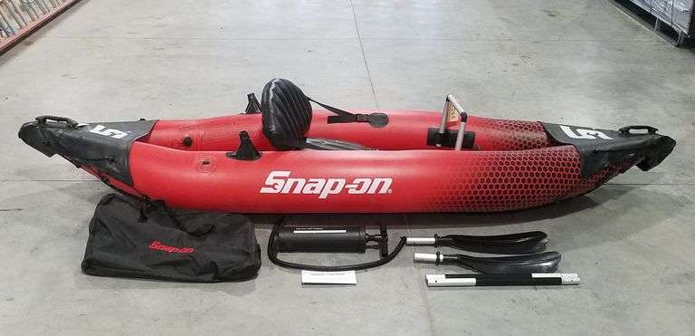 Snap-on Inflatable Kayak W/Carry Bag & Accessories - New, Never Used ...