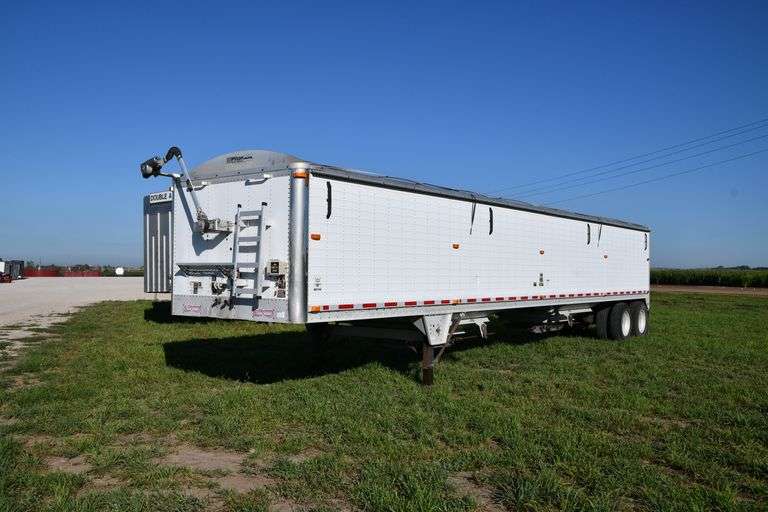 2008 WIlson PaceSetter 42FT Aluminum Grain Trailer - Adam Marshall Land ...