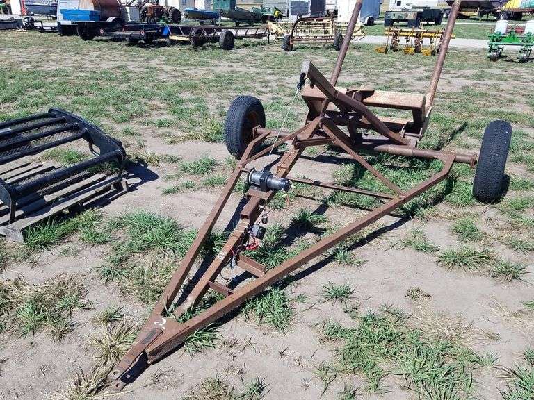 Bale Carrier Cart w/ Electric Winch - Adam Marshall Land & Auction, LLC