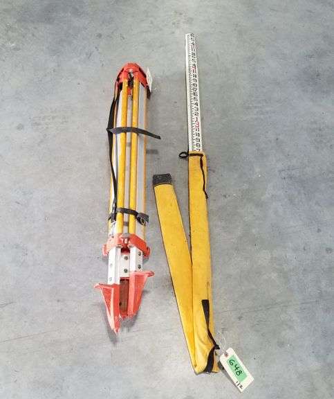 Adjustable Tripod & Telescoping Leveling Rod - Adam Marshall Land ...