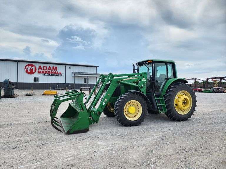 2004 John Deere 7420 MFWD w/741 Loader - Adam Marshall Land & Auction, LLC