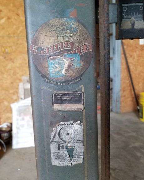 Vintage Fairbanks scale - Adam Marshall Land & Auction, LLC