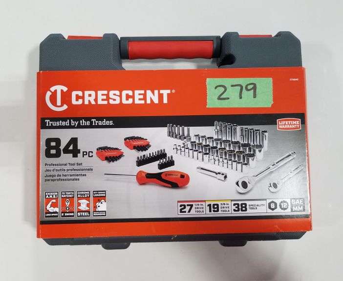 Cresent 84 Pc Tool Set - NIB - Adam Marshall Land & Auction, LLC