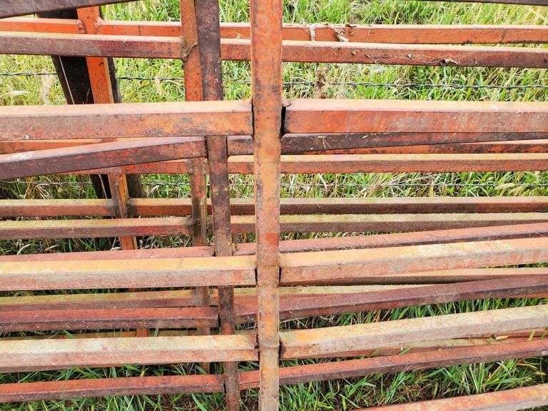 (4) 12FT x 42" Steel Hog Panels - Adam Marshall Land & Auction, LLC