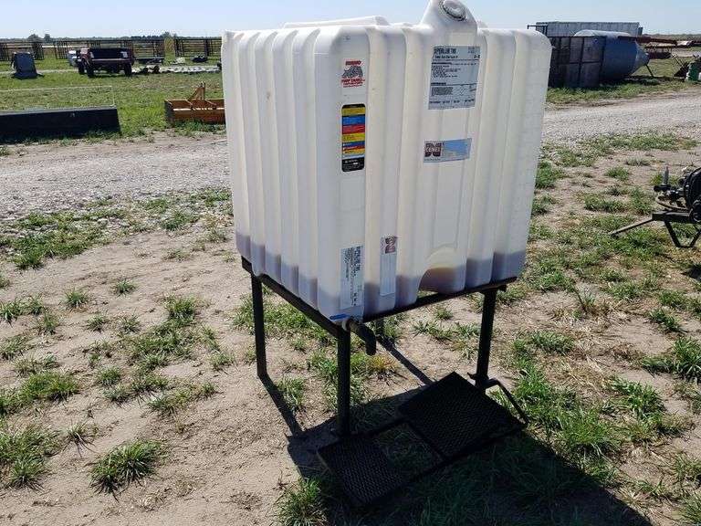 170 Gallon 15-40 Oil Tank on Stand - Adam Marshall Land & Auction, LLC