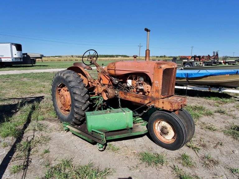 Allis Chalmers WD45 Tractor with John Deere Belly Mower - Adam Marshall ...