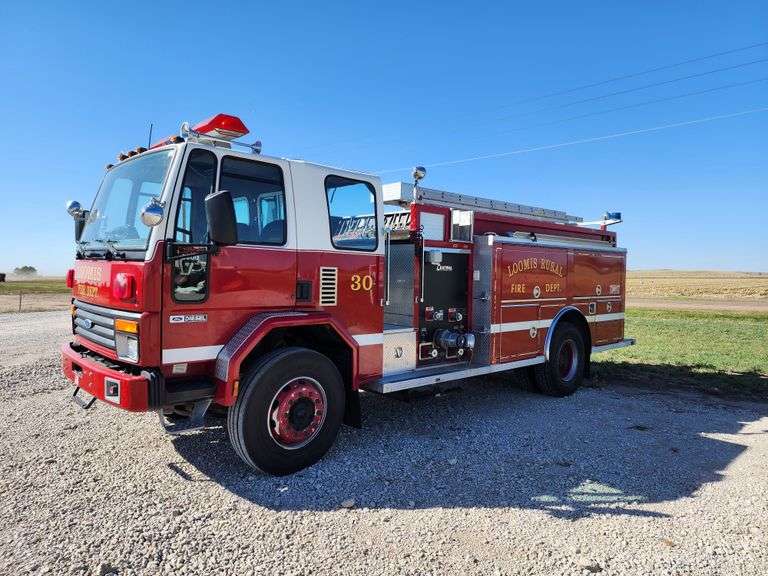 1990 Ford Tilt Cab Firetruck - Adam Marshall Land & Auction, LLC