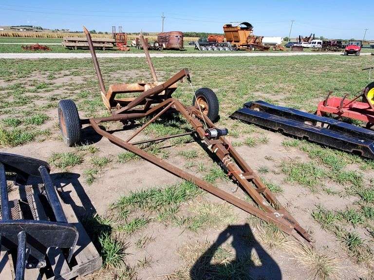 Bale Carrier Cart w/ Electric Winch - Adam Marshall Land & Auction, LLC