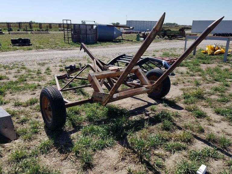 Bale Carrier Cart w/ Electric Winch - Adam Marshall Land & Auction, LLC