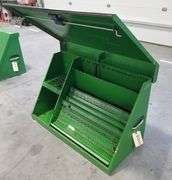 John Deere Portable Triangle Tool Box - Adam Marshall Land & Auction, LLC