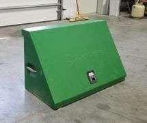 John Deere Portable Triangle Tool Box - Adam Marshall Land & Auction, LLC