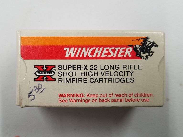 Assorted 22 LR No. 12 Shot - Western Super-X (2 X 50) + Winchester ...