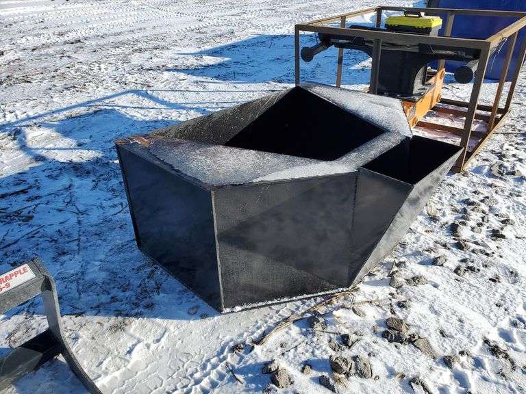 Unused Concrete Hopper for Skid Steer. - Adam Marshall Land & Auction, LLC