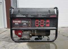 Honda Black Max 8125 Portable Generator - Adam Marshall Land & Auction, LLC