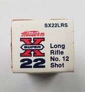 Assorted 22 LR No. 12 Shot - Western Super-X (2 X 50) + Winchester ...