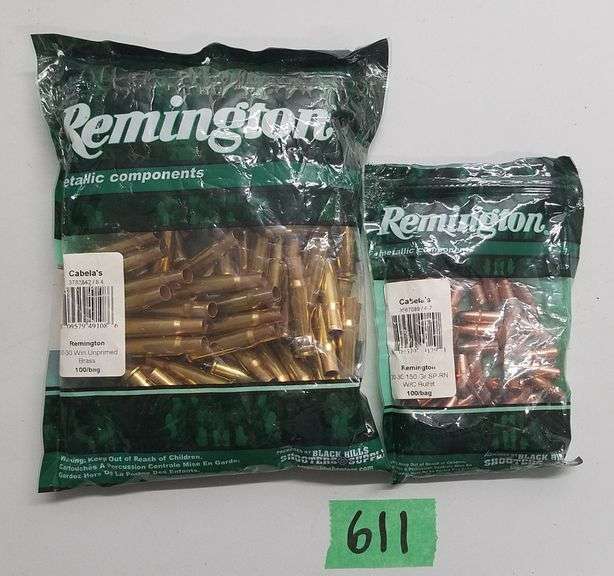 Remington 30-30 150 Gr SP-RN W/C Bullet (1 X 100) + 30-30 Win Unprimed ...
