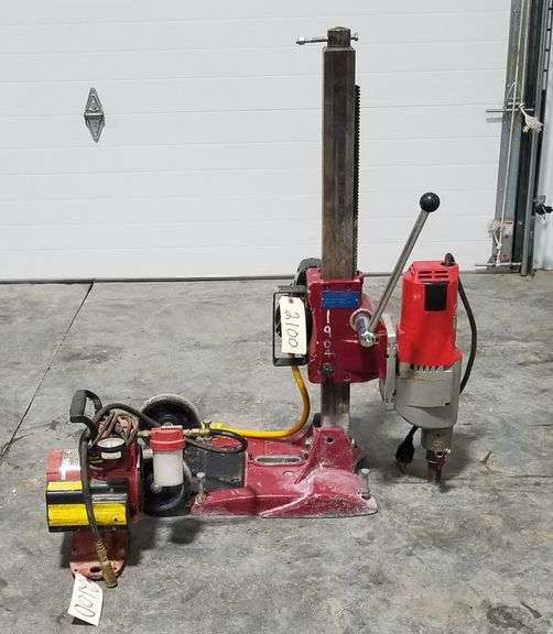 Milwaukee Dymodrill Model 4096 Coring Rig - Adam Marshall Land ...