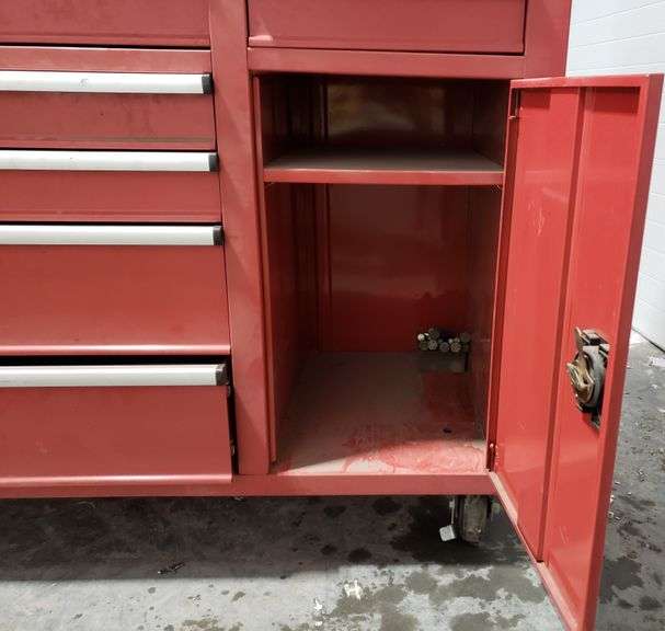 Frontier tool chest on wheels - Adam Marshall Land & Auction, LLC